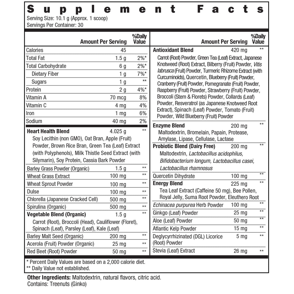 superfood powder for active lifestyles