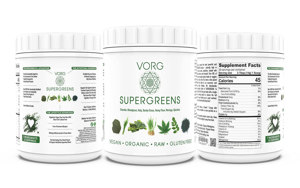 superfood powder with barley grass