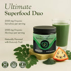 superfood spirulina and moringa blend