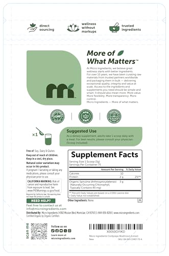 Superfood spirulina for immune support