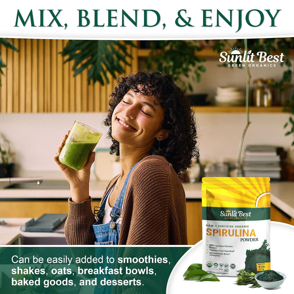 superfood spirulina powder for detox