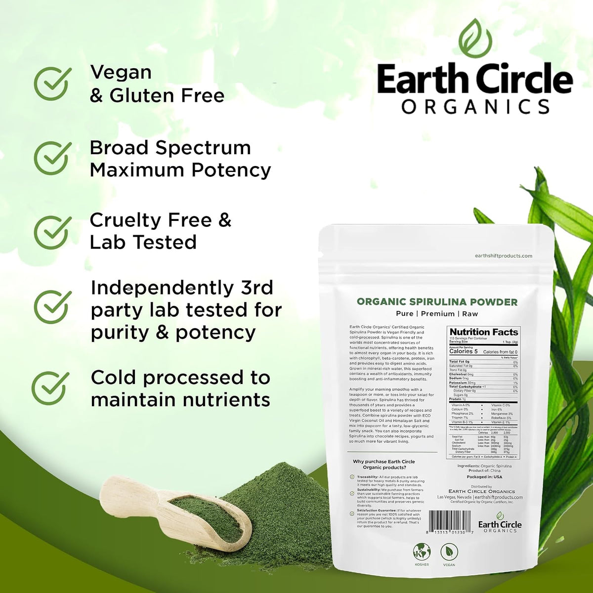 superfood spirulina powder for wellness