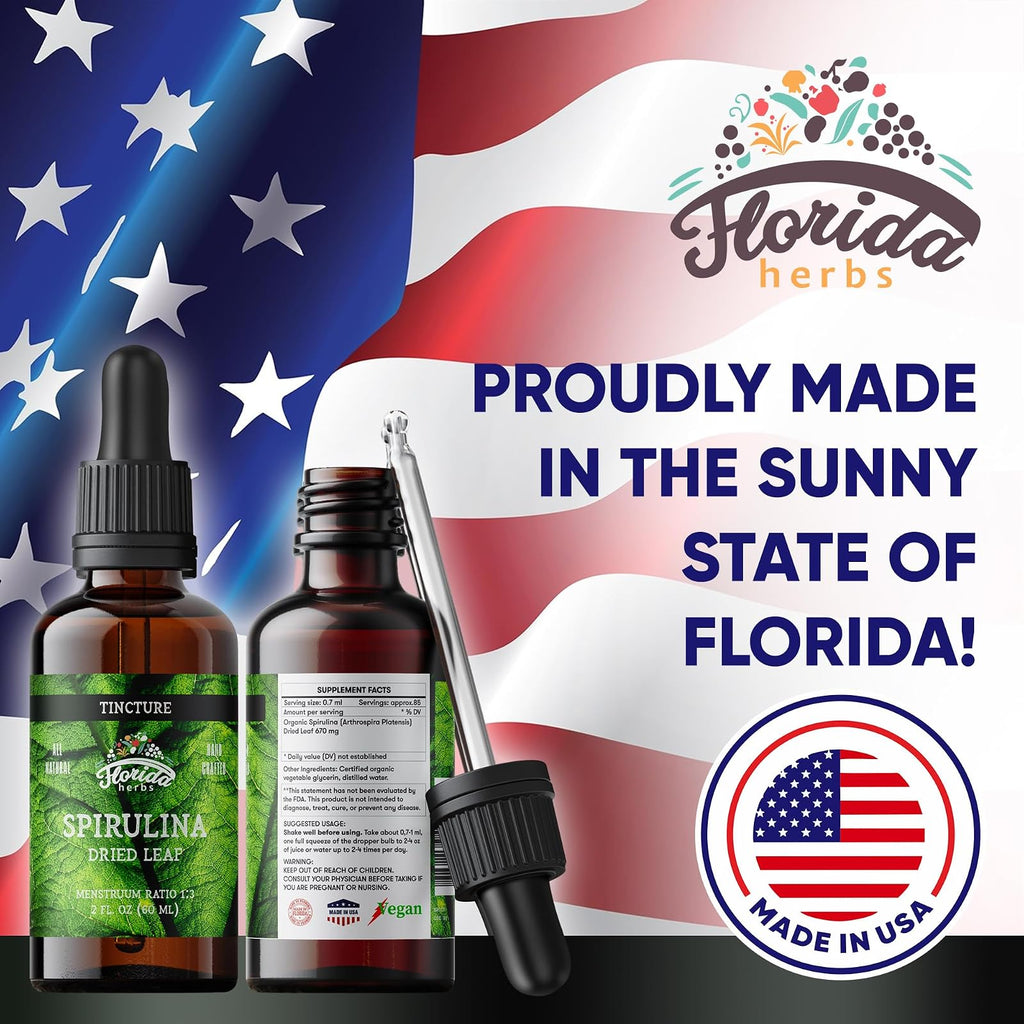 superfood spirulina tincture for vitality