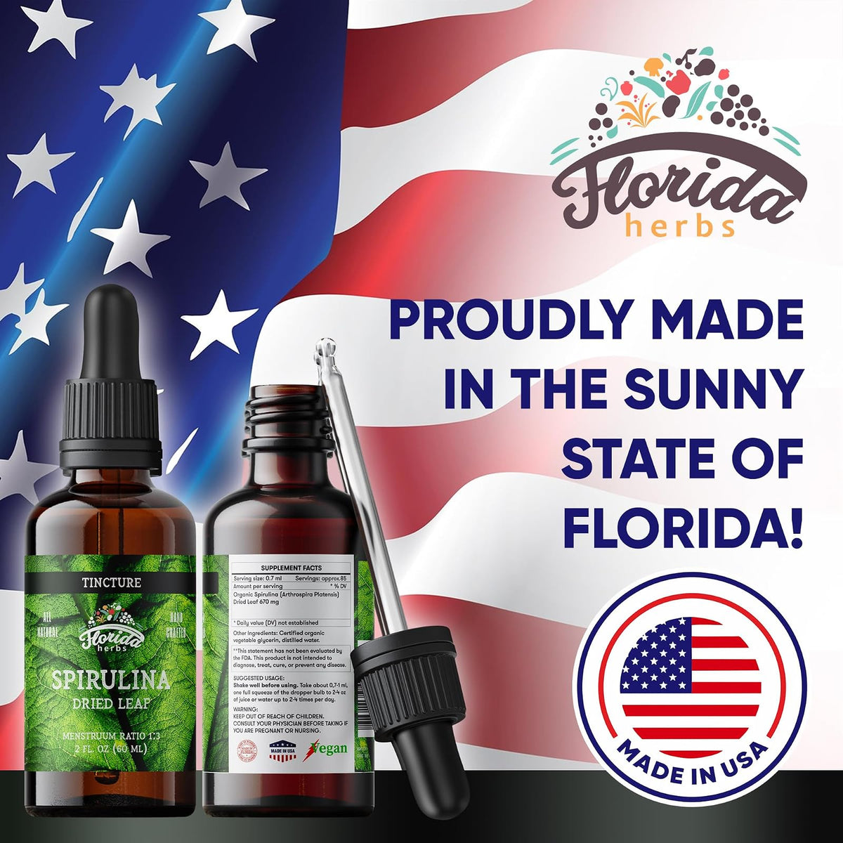 superfood spirulina tincture for vitality