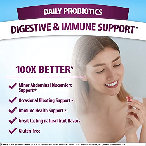 Superfruit flavor probiotic supplements