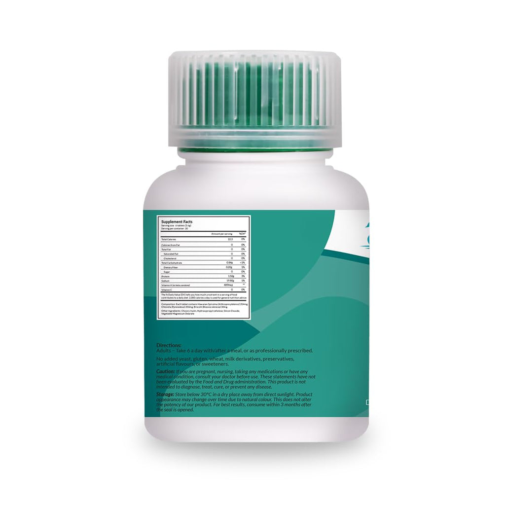 SuperGreen spirulina for enhanced wellness