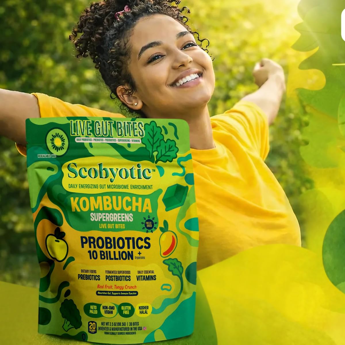 supergreens kombucha gut wellness