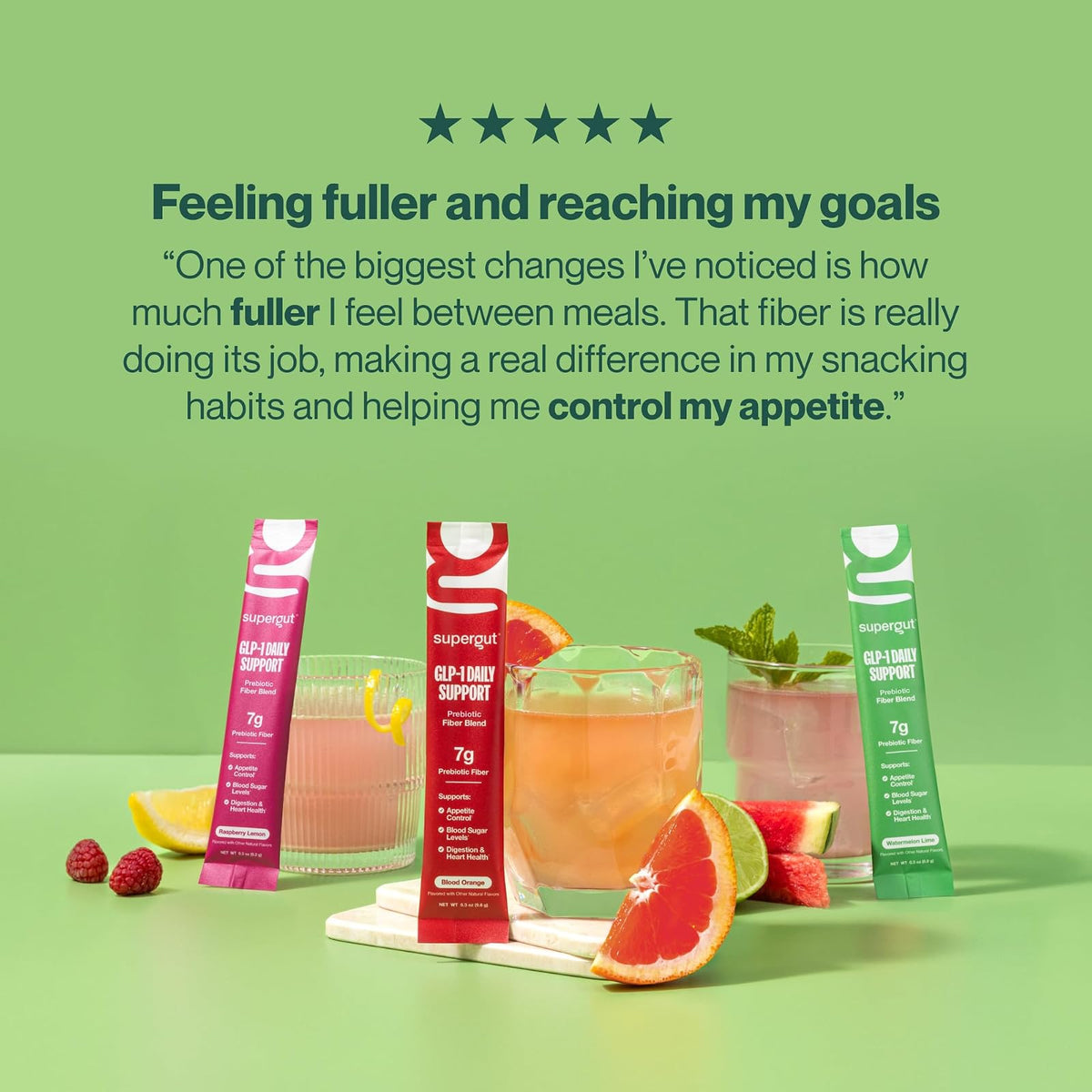 Supergut daily fiber for overall health