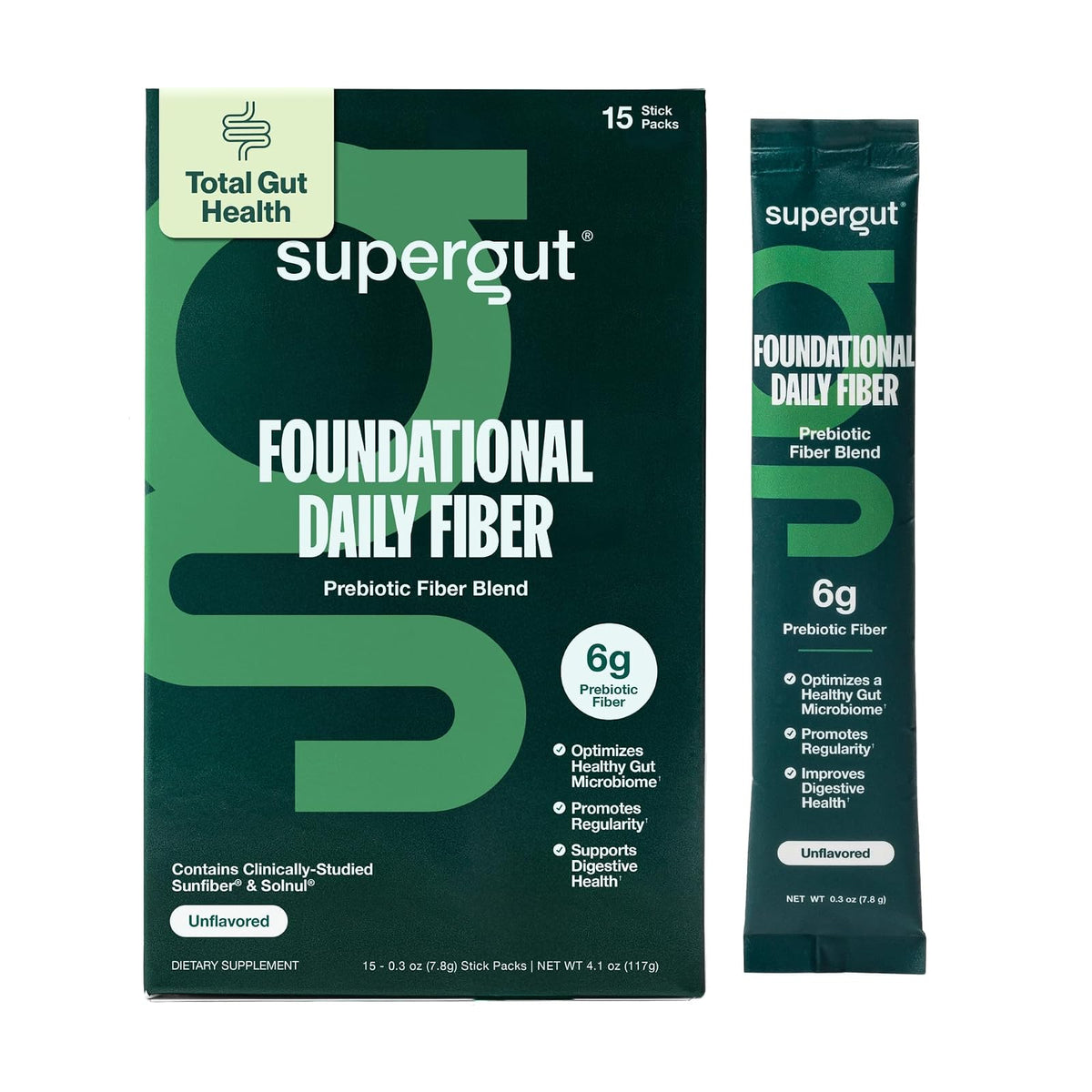 Supergut daily fiber stick packs
