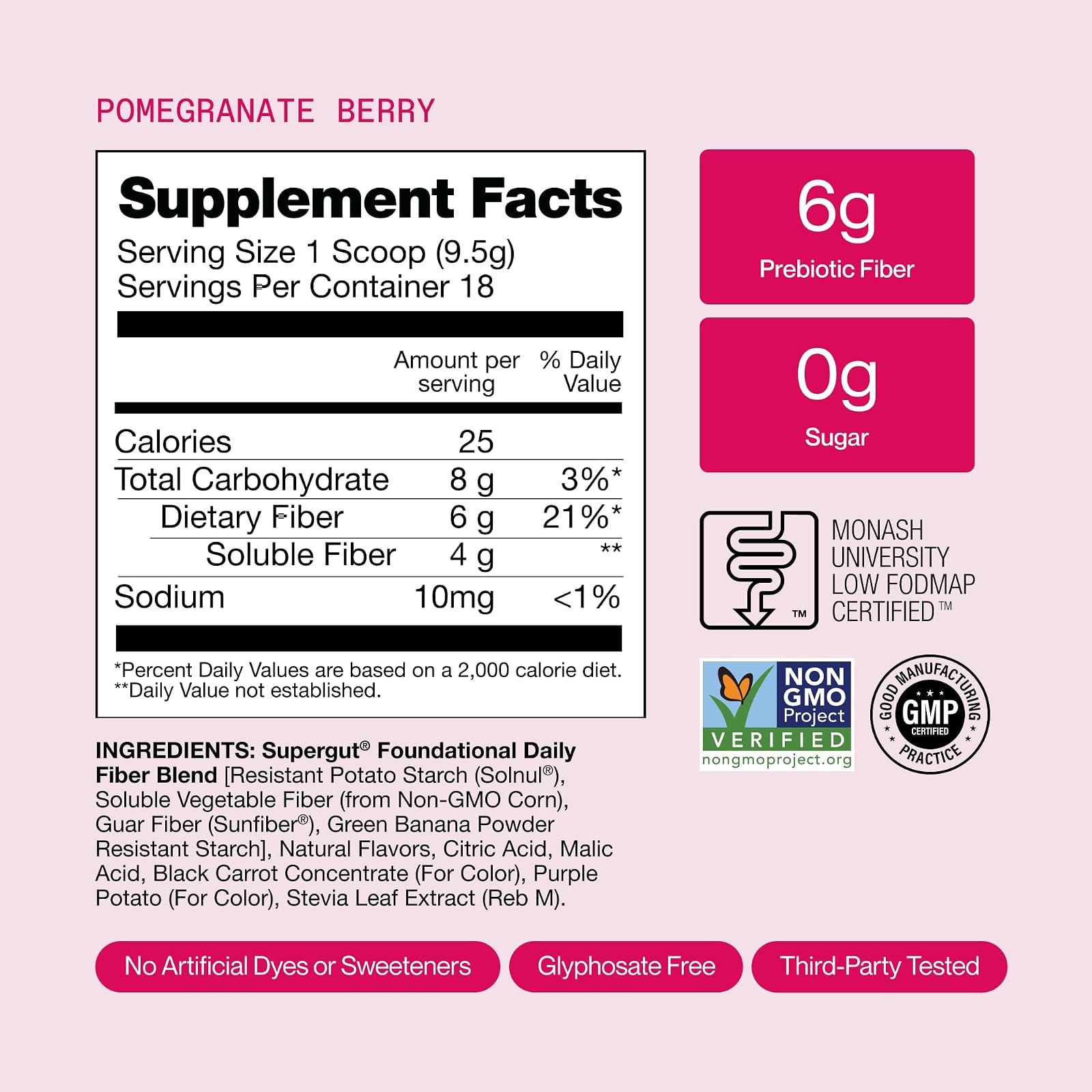 Supergut pomegranate berry blend