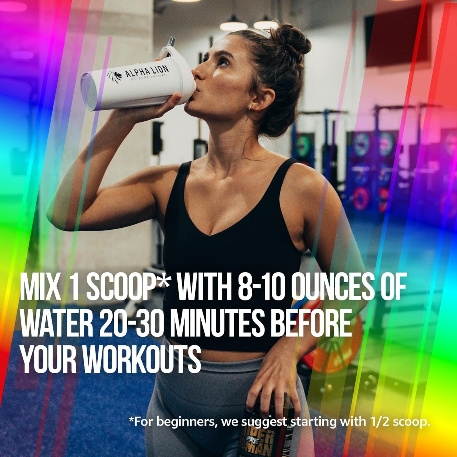 Superhuman pre-workout for focus and drive