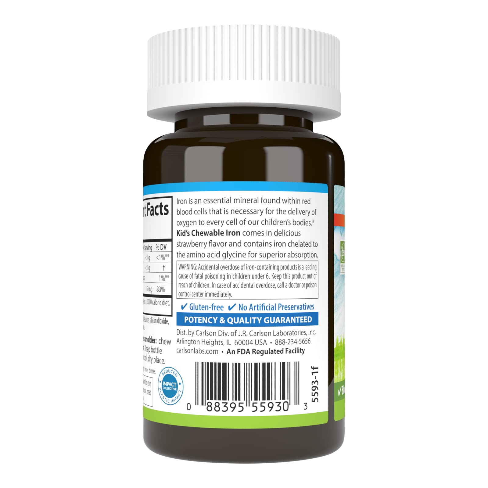 Superior absorption iron for children