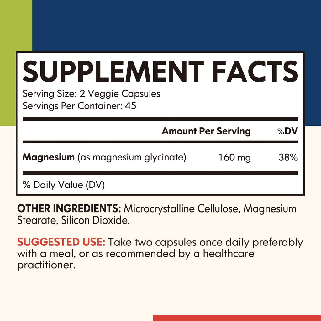 superior absorption magnesium glycinate capsules