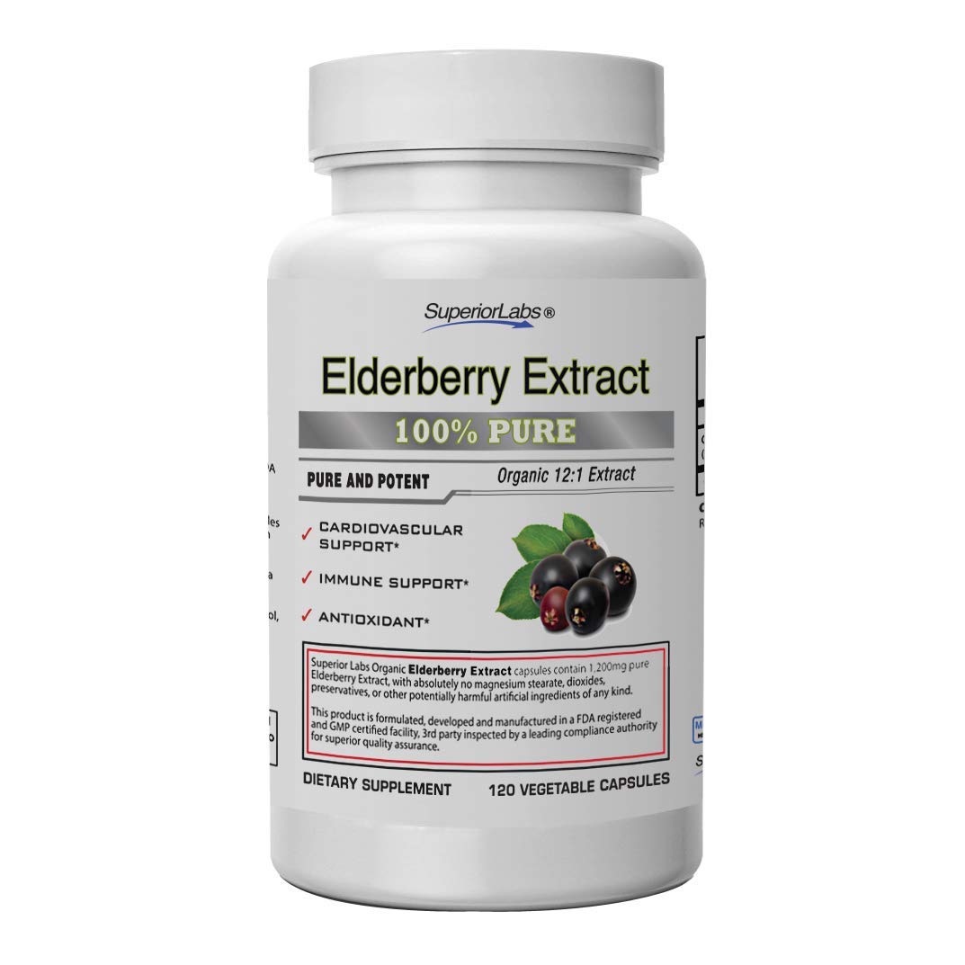 Superior Labs elderberry extract capsules