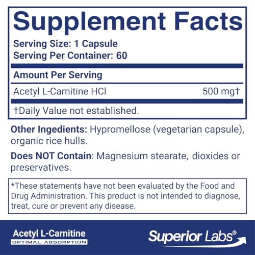 superior labs l-carnitine supplement