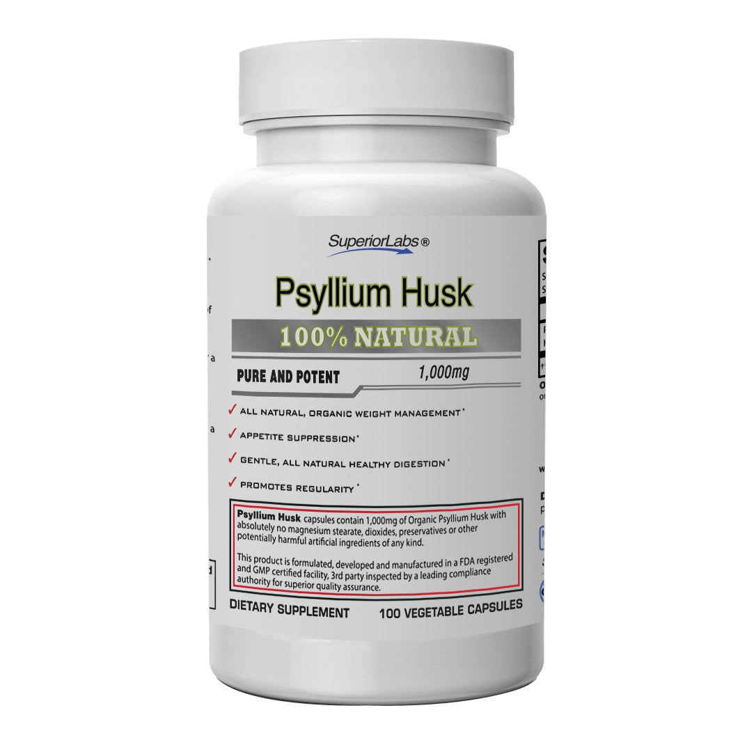 Superior Labs psyllium for digestive health