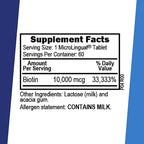 Superior Source biotin for healthy hair