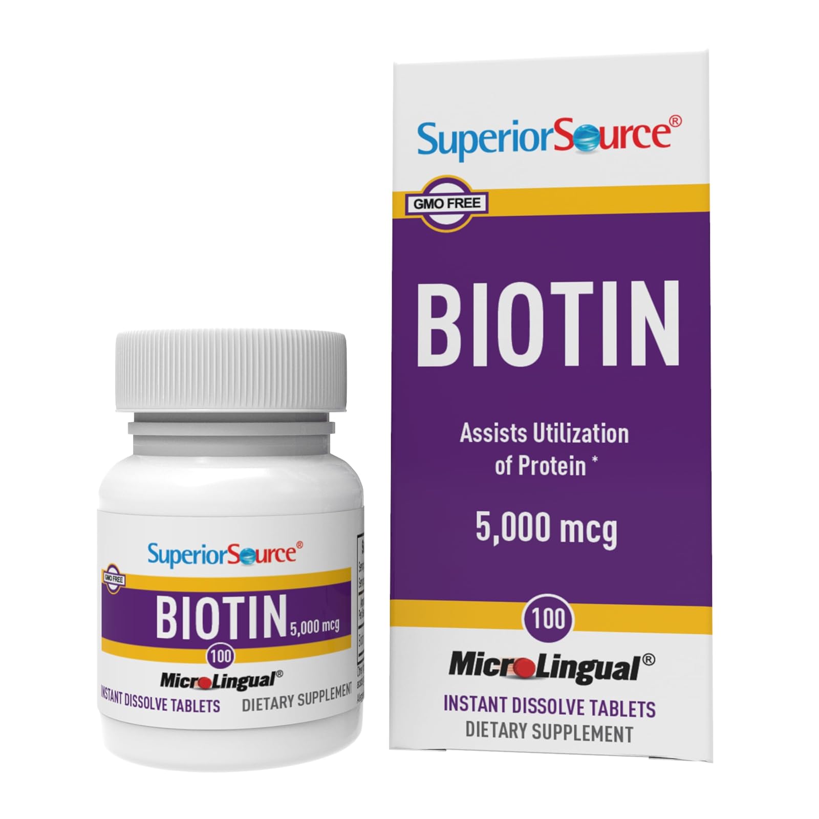 Superior Source biotin sublingual tablets