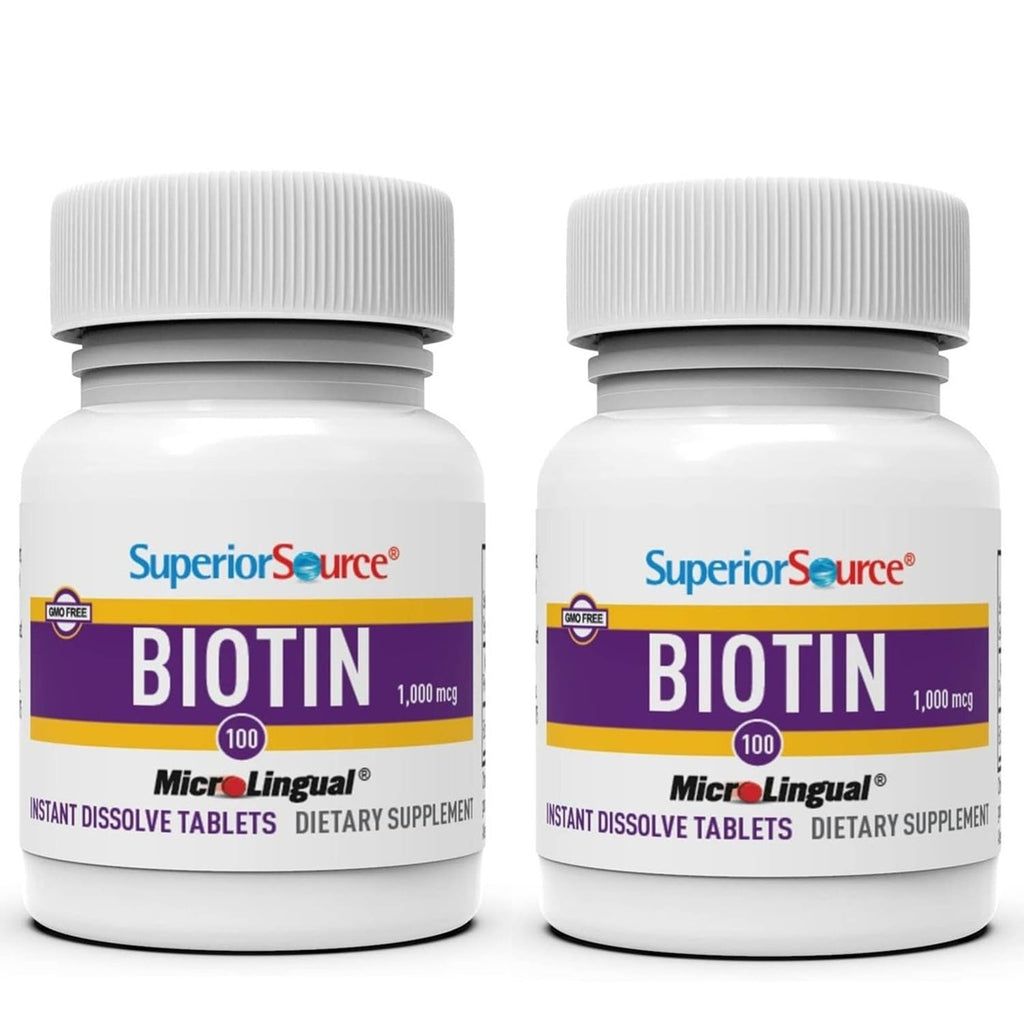 Superior Source biotin sublingual tablets