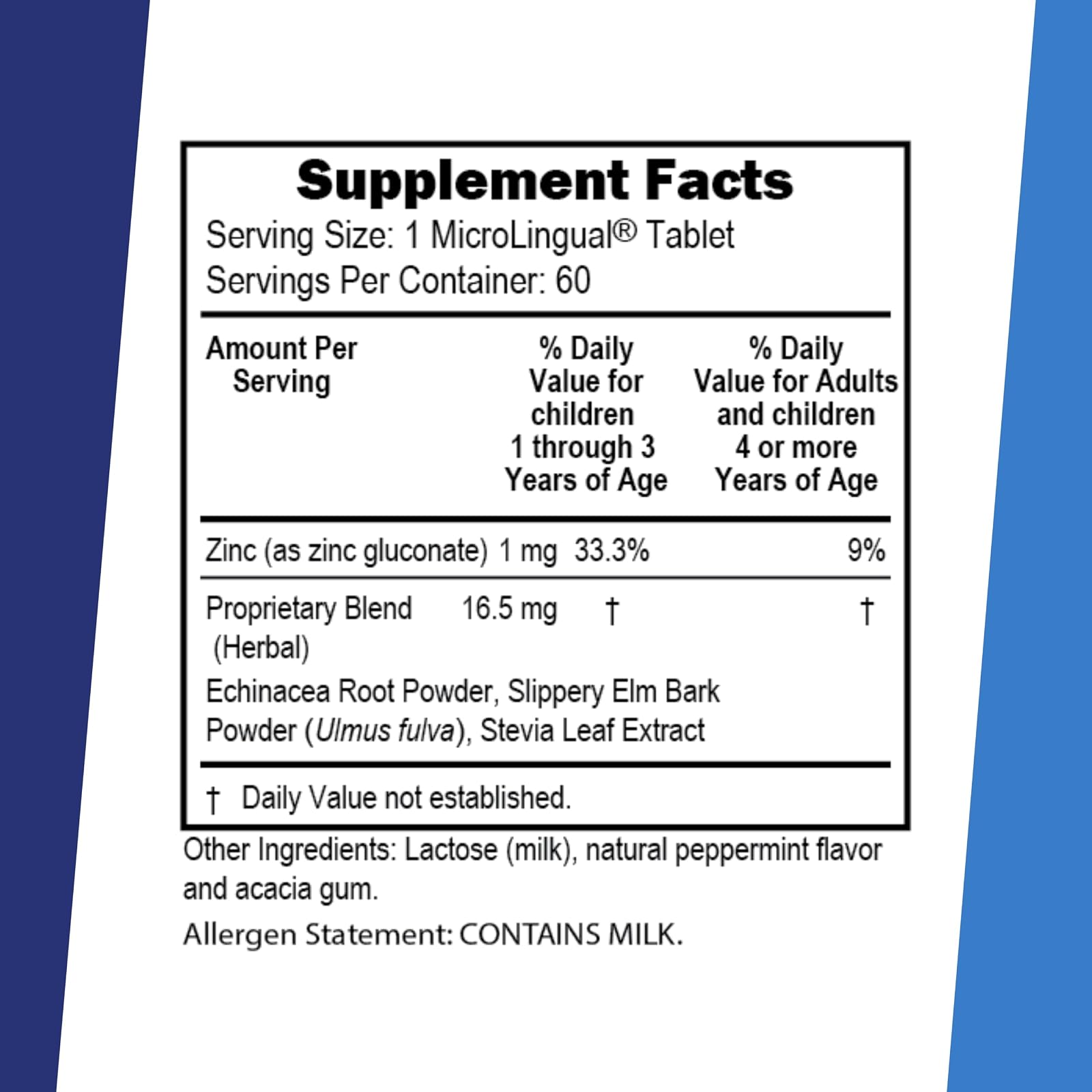 Superior Source echinacea and zinc supplement