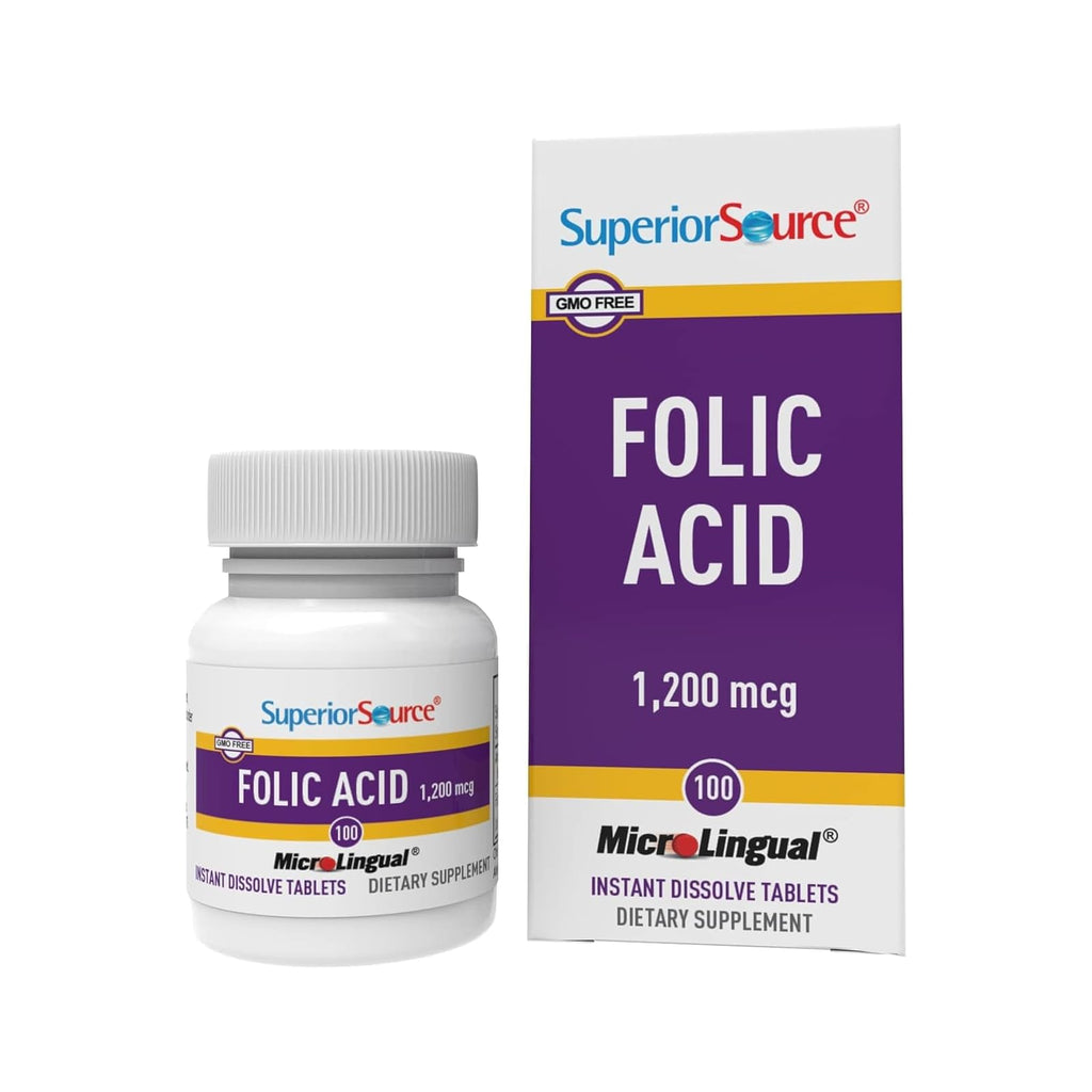 Superior Source folic acid tablets