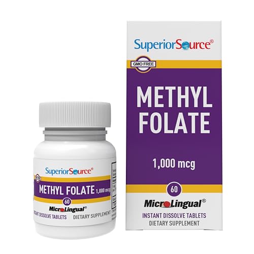 Superior Source methyl folate tablets