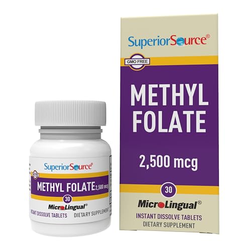 Superior Source Methyl Folate tablets