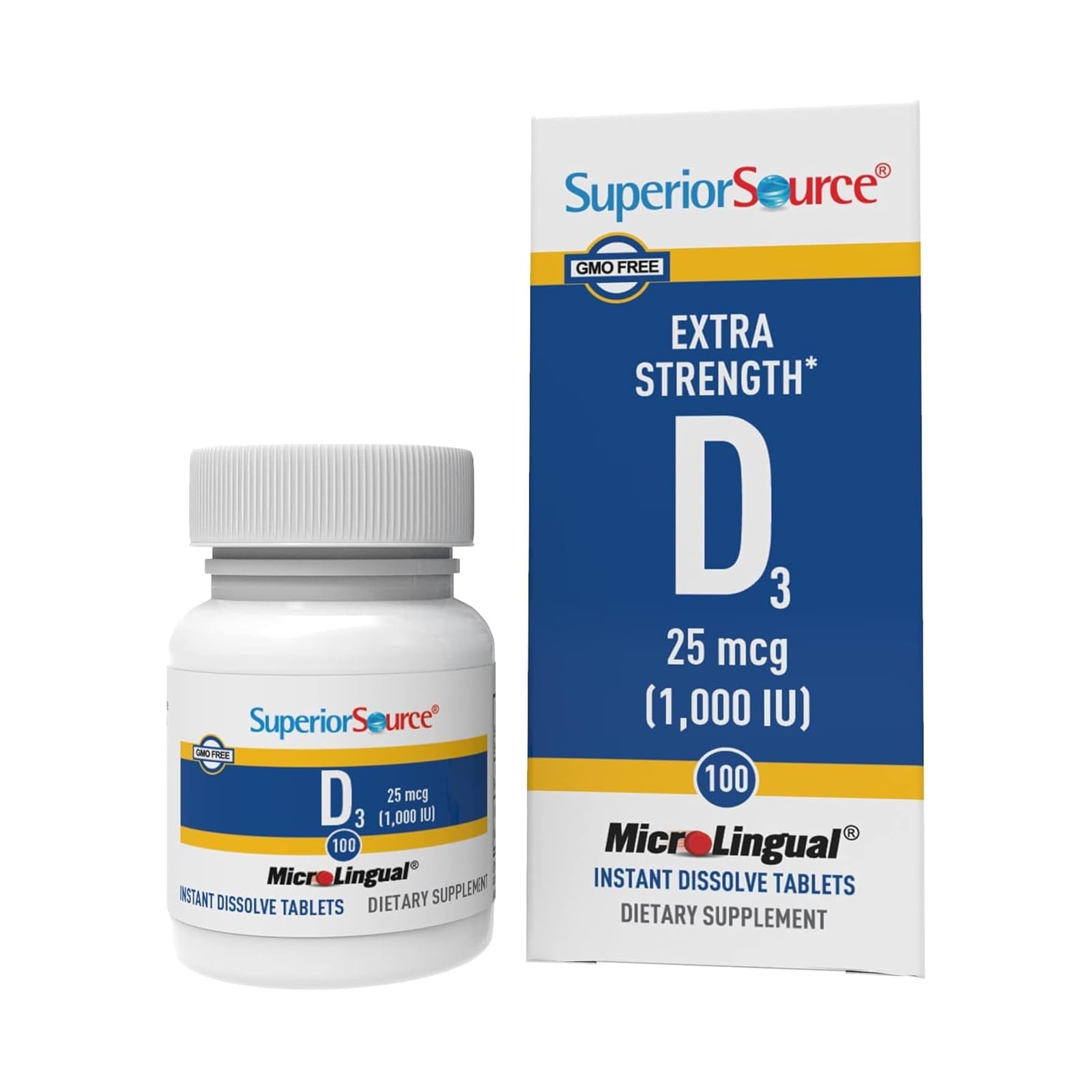 Superior Source Vitamin D3 sublingual tablets