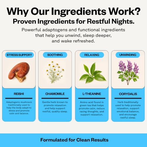 SuperMush daily sleep blend benefits