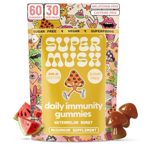 SuperMush Lion's Mane immunity gummies