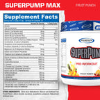SuperPump MAX pre-workout powder benefits