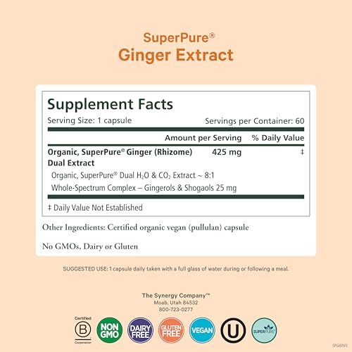 superpure ginger for enhanced wellness