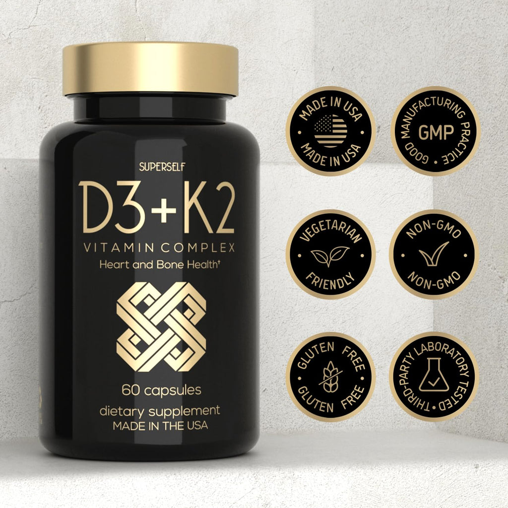 SuperSelf vitamin D3 K2 benefits