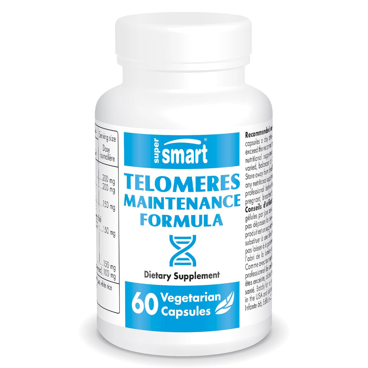 Supersmart telomeres maintenance capsules