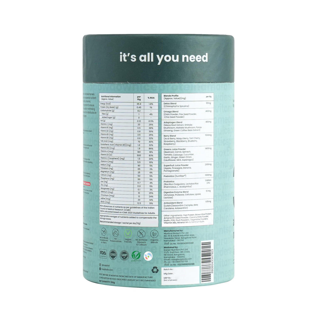 SUPPLY6 powder for enhanced gut health