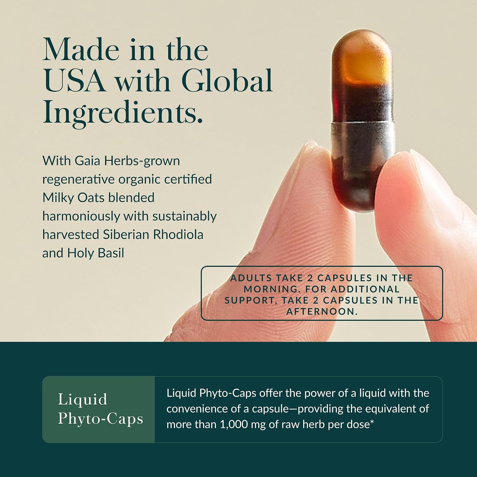 support adrenal function with capsules
