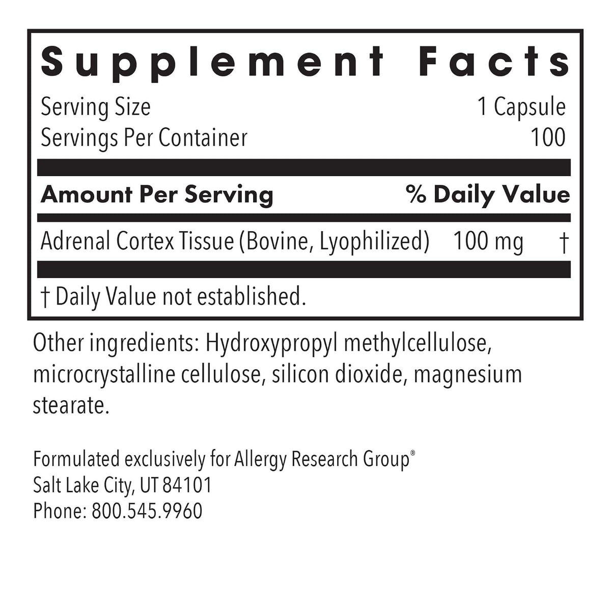 support adrenal health with ARG extract
