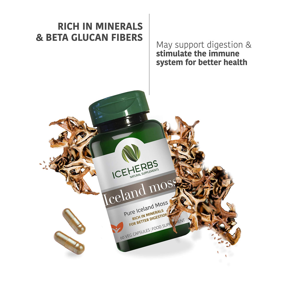 support balanced digestion with Iceland Moss