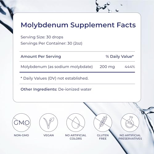 support biological functions with molybdenum