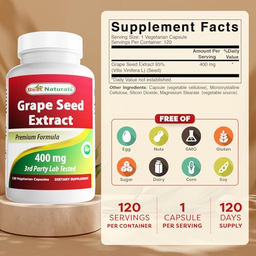 support blood pressure with grape seed extract