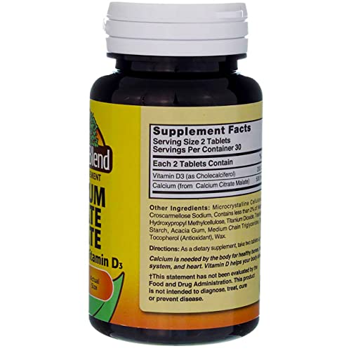 Support bone density with calcium citrate
