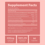 Support bone density with calcium