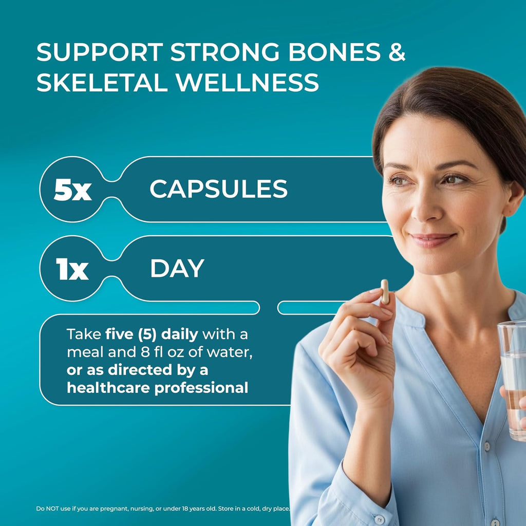 Support bone density with calcium
