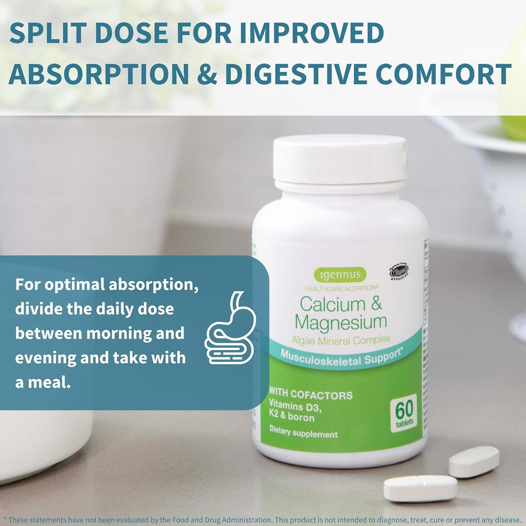 support bone density with calcium