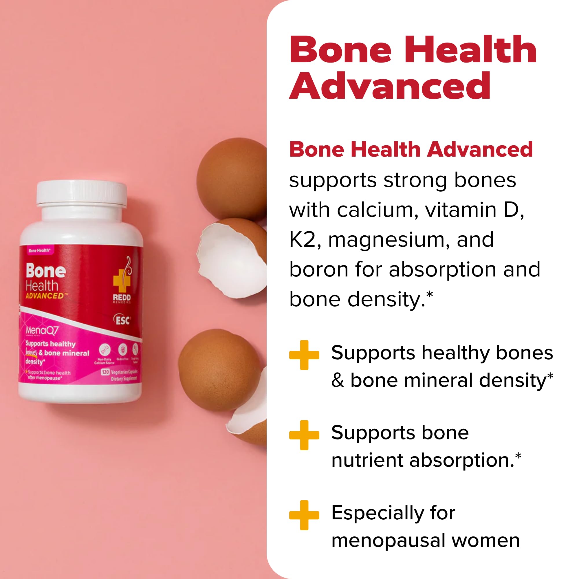 Support bone density with calcium