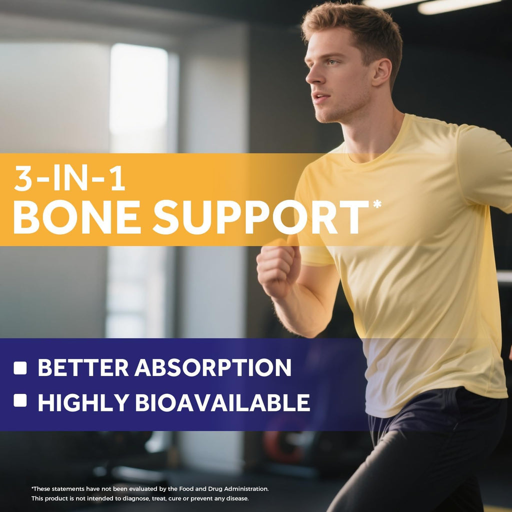 Support bone density with calcium