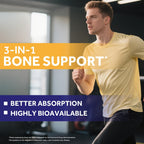 Support bone density with calcium