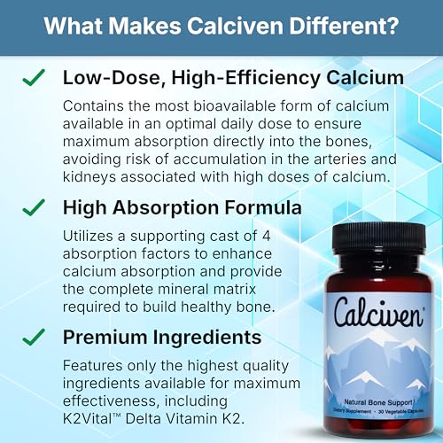 Support bone density with Calciven supplement