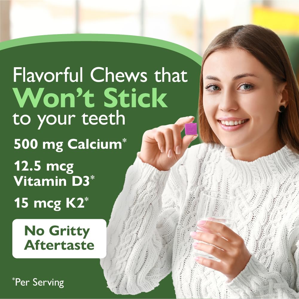 support bone health with calcium chews