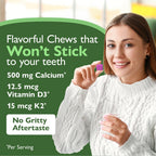 support bone health with calcium chews